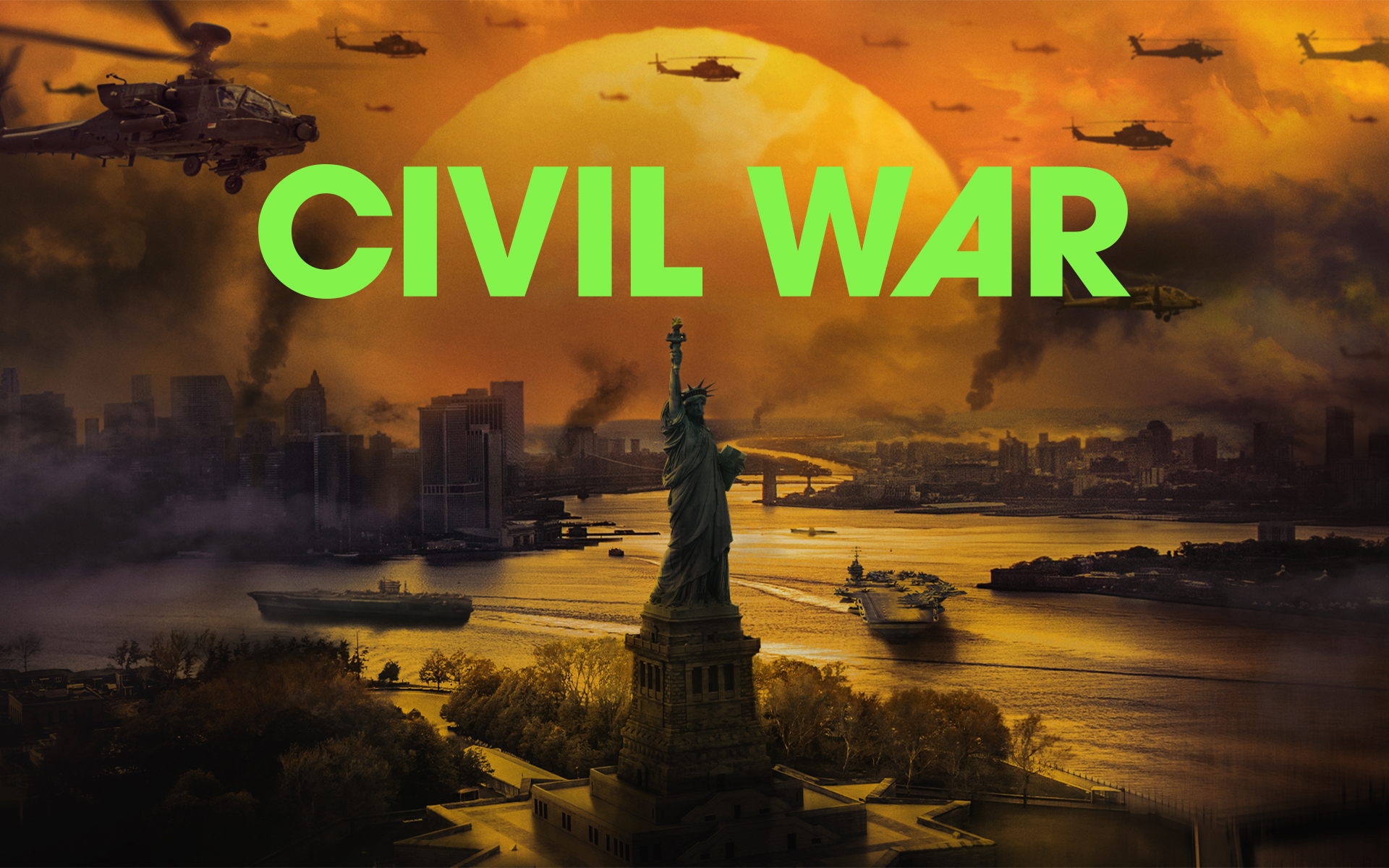 A24史上最⼤規模の全米大ヒットの話題作『CIVIL WAR』（原題）10/4(金)公開！米国の崩壊を描く現代の黙⽰録！